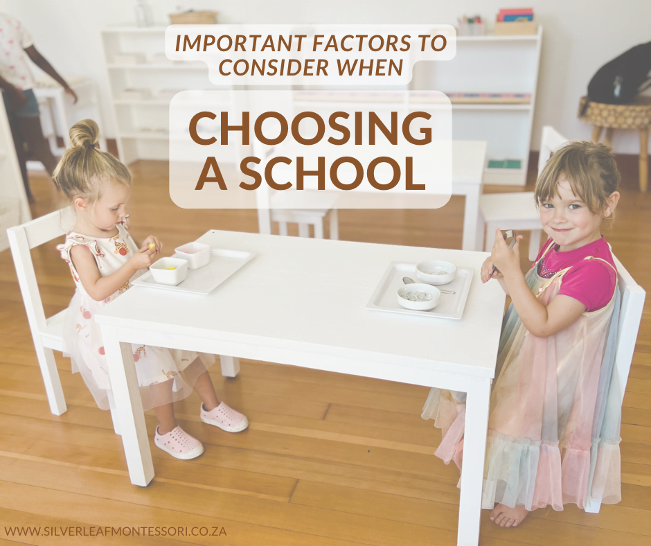 Choosing a preschool for your child - Silver Leaf Montessori Choosing a preschool for your child - Silver Leaf Montessori